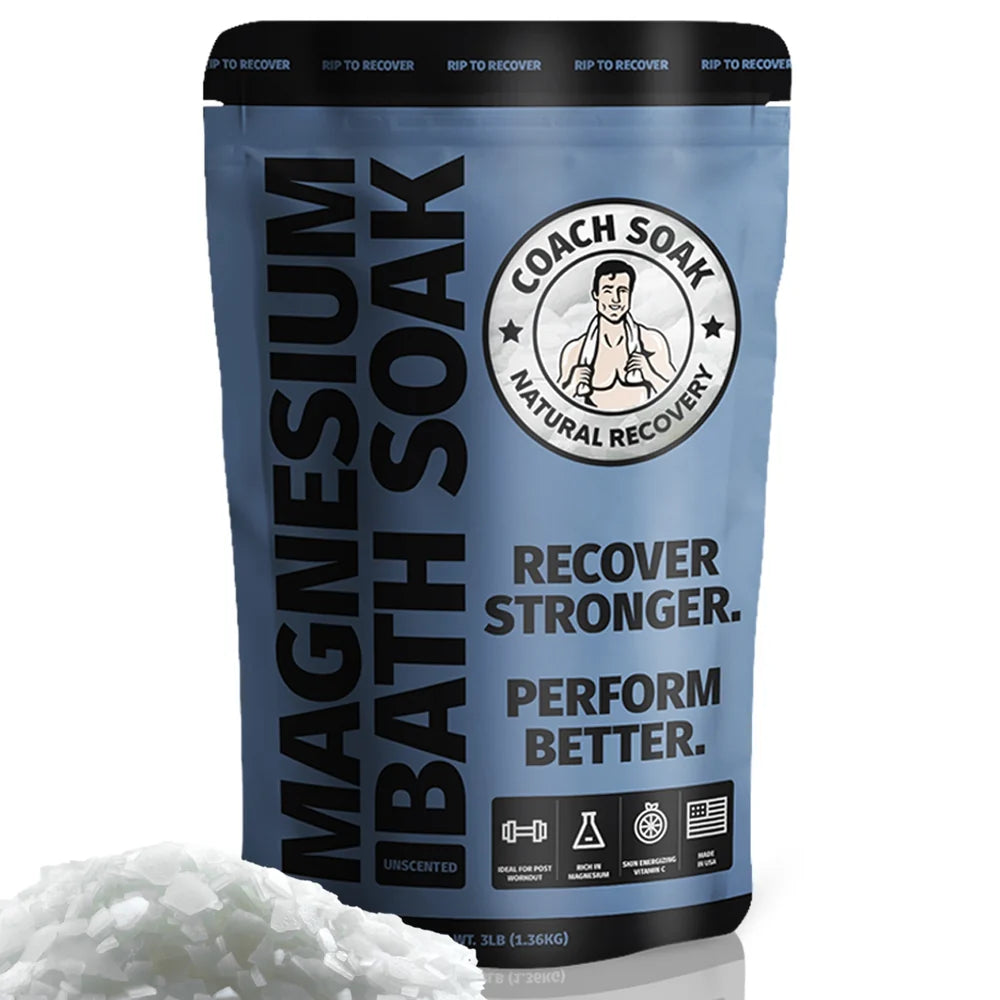 Coach Soak Magnesium Bath Soak Flakes – Racer Sportif